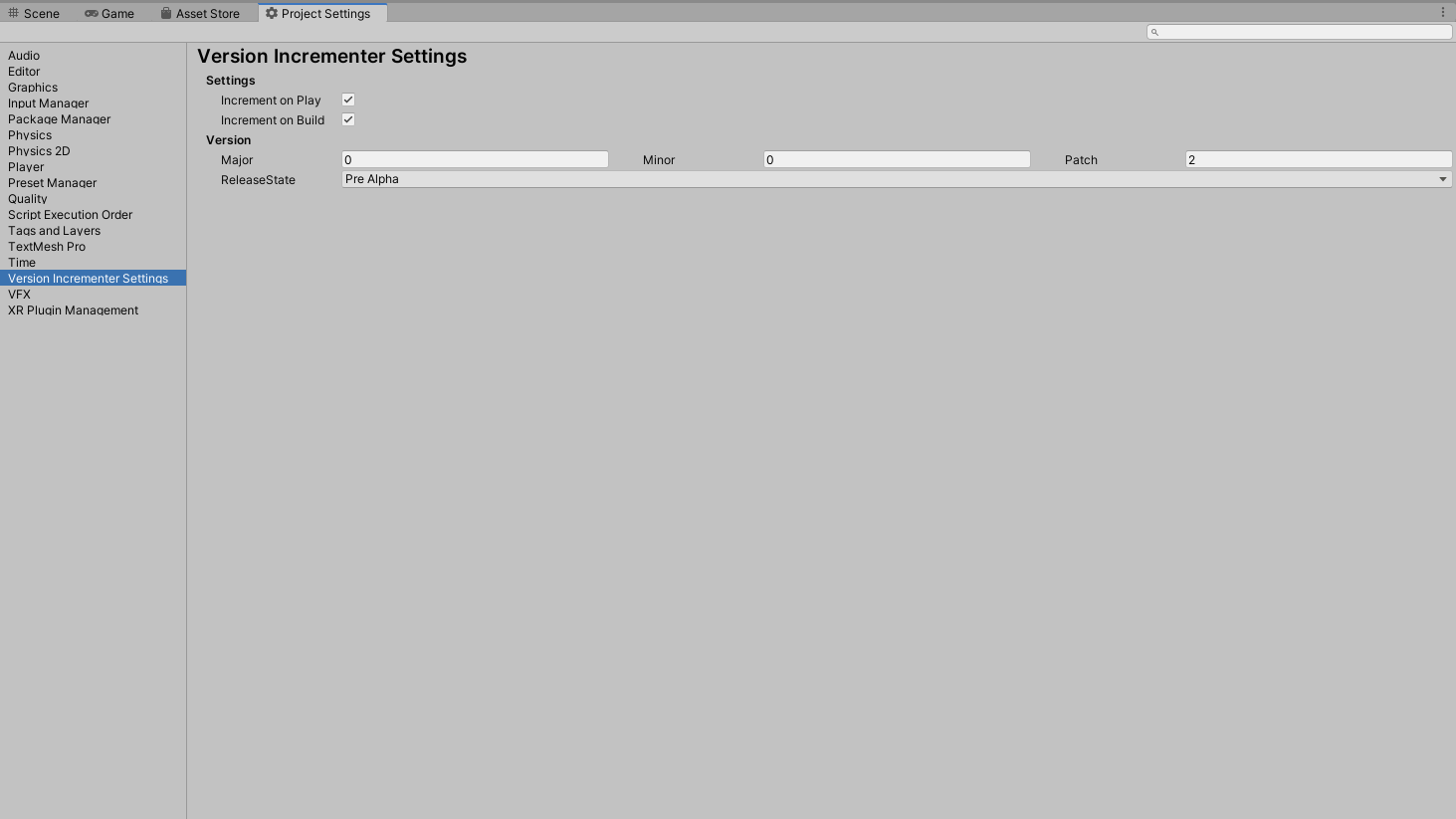 Using Auto Version Intrementor with Unity 3D - Code Intrinsic