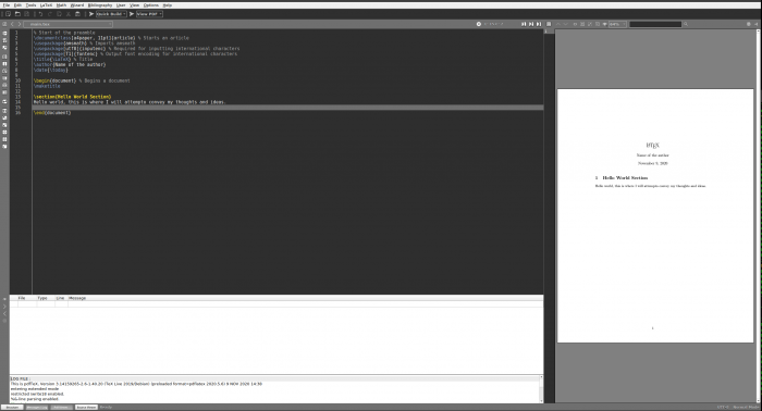 Introduction to LaTeX Development - Code Intrinsic